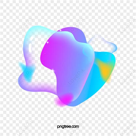 그라디언트 판타지 일러스트 유체 거품 기하학적 요소거품 물물 거품 Png 일러스트 무료 다운로드 Lovepik