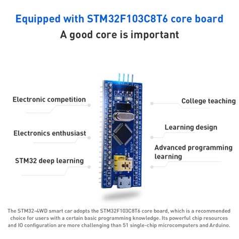 Yahboom Stm32 4wd Smart Robot Car Bitbot Buy Online At Best Price In Uae Qonooz