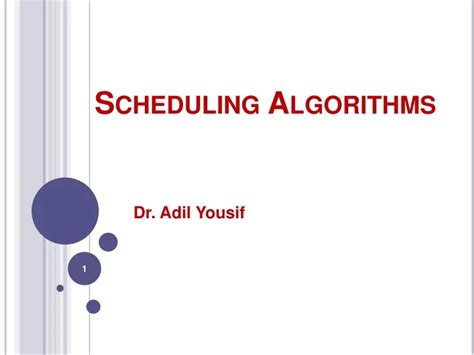 Ppt Efficient Cpu Scheduling Algorithms Fcfs And Rr Powerpoint
