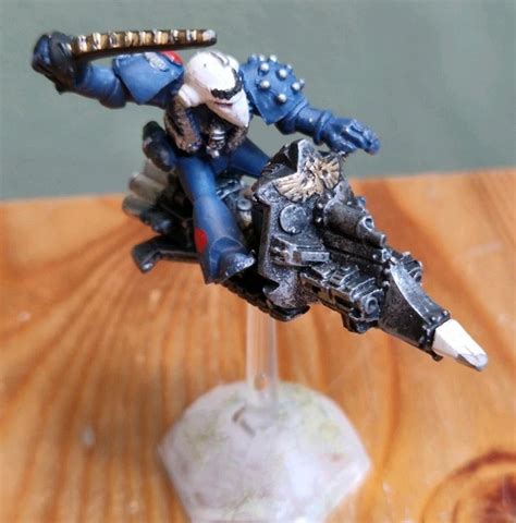 Medic Jet Bike Rogue Trader Space Marine Warhammer 40k Metal 1980s