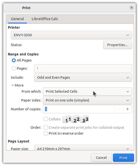 Why Doesn T Windows Have Print Selected Cells In Calc English
