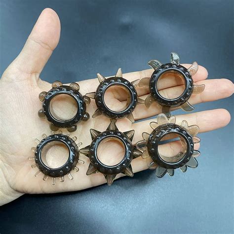 Spiked Cock Rings 6 Rings Set