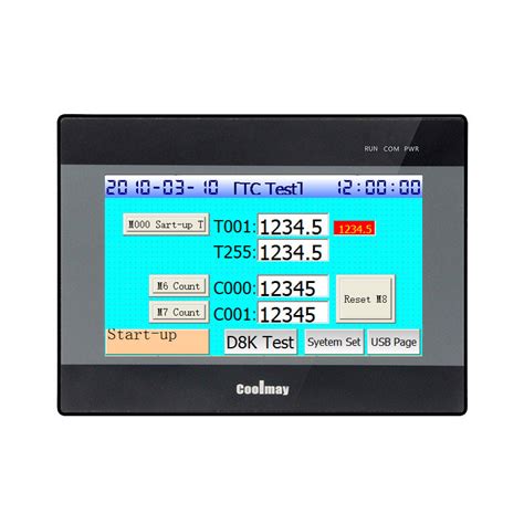coolmay industrial controller digital analog input output plc hmi