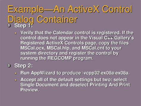 PPT ActiveX Controls PowerPoint Presentation Free Download ID