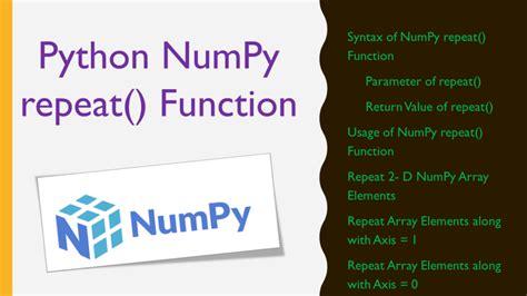 Learn About Numpy Repeat From Team SparkbyExamples Spark By Examples