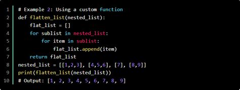 Flatten List Of Lists Python