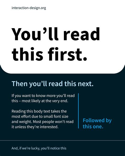 The Interaction Design Foundation On Linkedin Visualhierarchy Design Uxdesign Uidesign