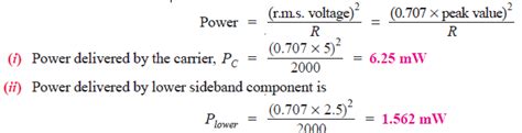 Solved Problems On Modulation And Demodulation Electronics Post