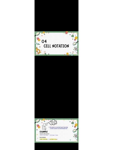 Cell Notation Electrochemistry Pdf