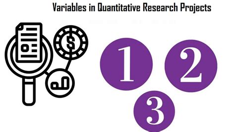 Variables In Quantitative Research Projects 2 Types Of Variables And