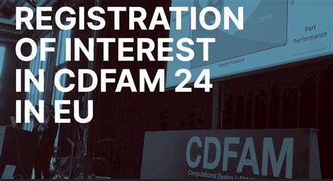 Cdfam Computational Design Symposium