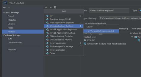 Java How To Create And Deploy War In Intellij Stack Overflow