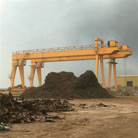 3000kn Double Beam Grab Bucket Garbage Gantry Crane