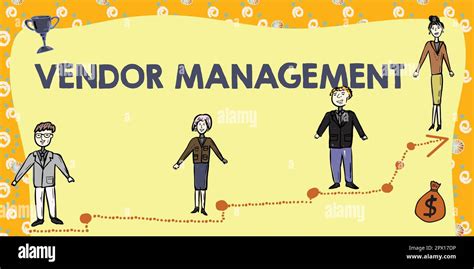 Writing Displaying Text Vendor Management Concept Meaning Activities Included In Researching