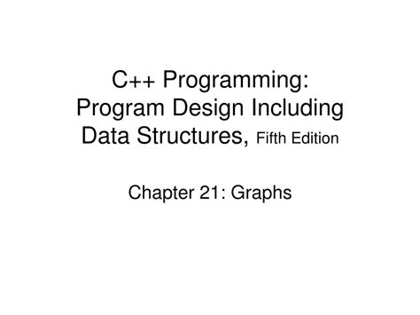 Ppt C Programming Program Design Including Data Structures Fifth