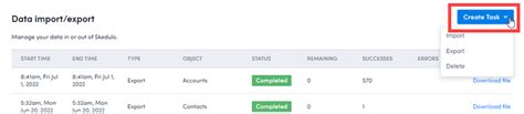 Object Import Order Skedulo Documentation