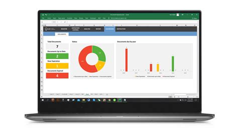 Document Expiration Control Excel Spreadsheet Template LUZ Templates