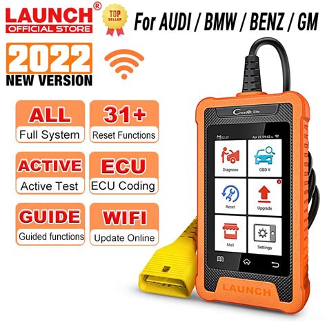 LAUNCH X431 Elite AUDI BENZ BMW GM Car Professional Full Function Diagnostic Tools Auto OBD1
