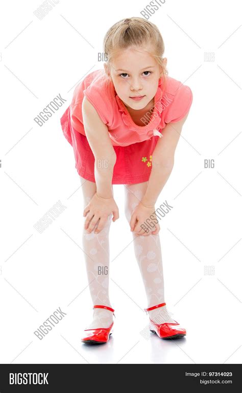 Girl Bent Over Looking Image And Photo Free Trial Bigstock