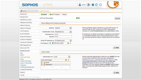 How To Setup Ipsec Remote Access Vpn Site To Site And Remote Access Utm Firewall Sophos