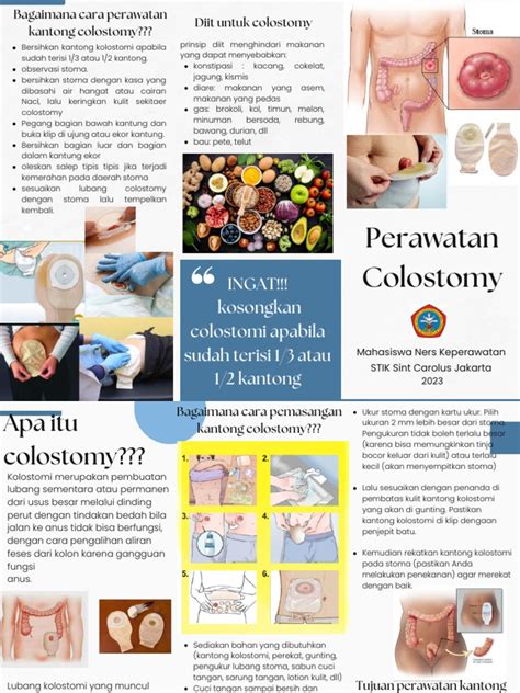 Leaflet Perawatan Colostomy Pdf