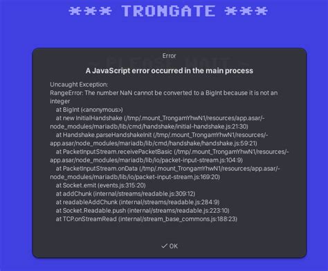Typeerror Connquery Is Not A Function · Issue 107 · Trongate