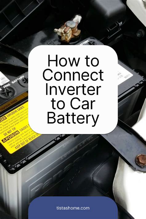 How To Connect Inverter To Car Battery Inverter Generator Power Inverters Electrical Tape