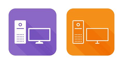 Unique Computer Vector Icon 25317207 Vector Art At Vecteezy