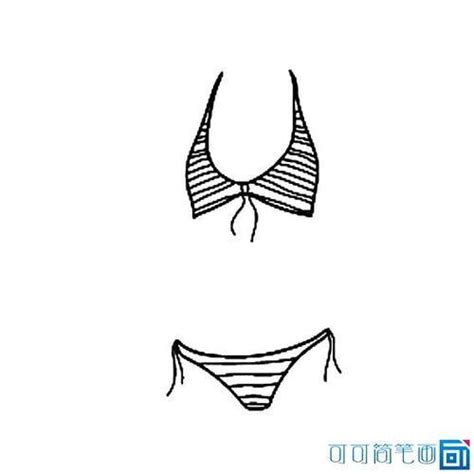 男生儿童泳衣简笔画 天马图吧