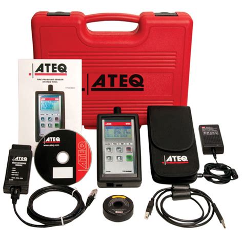 Ateq Kitpromo Vt55 Obdii Tpms Diagnostic Tool Kit With Tpms Sensor Check Box And Tpms Tia