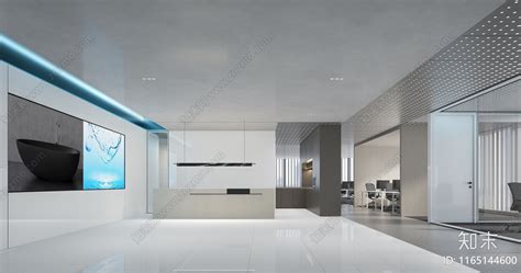 现代简约大厅3d模型下载【id1165144600】知末3d模型网