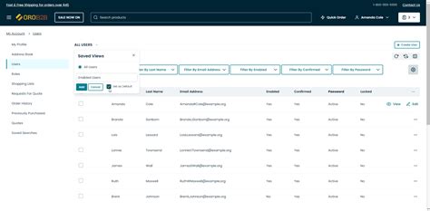 Manage Common Controls In The Storefront Orocommerce Orocrm And Oroplatform Documentation