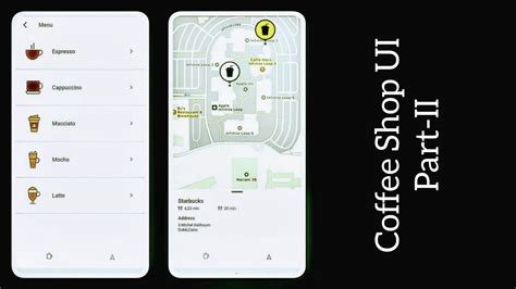 Coffee Shop UI Part Flutter Templates Flutter UI Examples