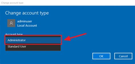 How To Change An Admin Account To Standard User In Windows System