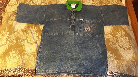 Риза дънкова с къс ръкав Xxl Риза Мъжко Синьо Облекло Радомир