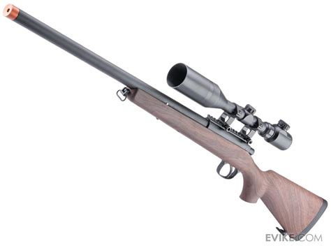 Double Bell Precision Vsr 10 Airsoft Bolt Action Sniper Rifle Color Faux Wood Airsoft Guns