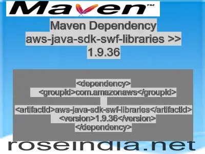 Maven Dependency Aws Java Sdk Swf Libraries