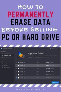 Permanently Erase Private Data Before Selling A Pc Artofit