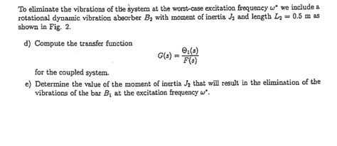 solved consider the following rotational system that