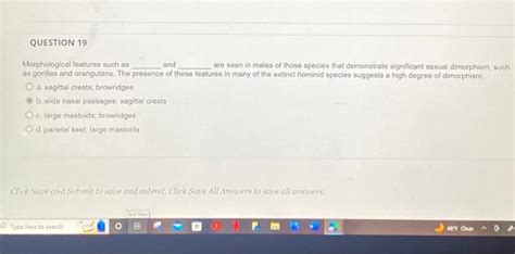 Solved Morphological Features Such As And Are Seen In Chegg Com