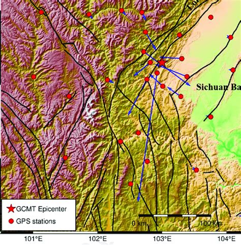 Gnss Coseismic Deformation Field Of The Lushan Earthquake Download