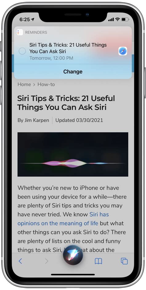 How To Use Siri To Set New Reminders On An Iphone
