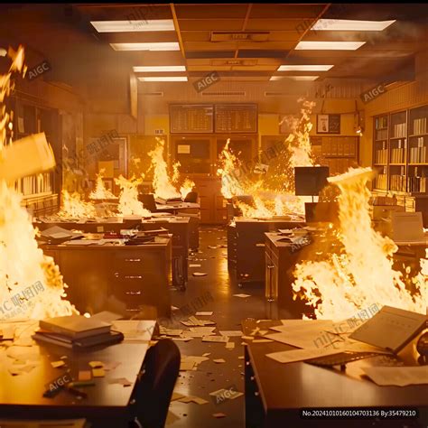 Ai创作图燃职场 火焰龙卷风 火灾场景还原 特效合成海报 灶台变幻火焰 火攻场景 消防在电影中 撕鸡氛围图 混乱绝望压抑无序 爆炸企业 3d合成 爆炸场面 视觉冲击内部 侵掠如火 熊熊烈火陈列