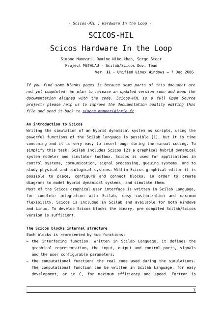 Scilab Serial Port Example Lsaideal
