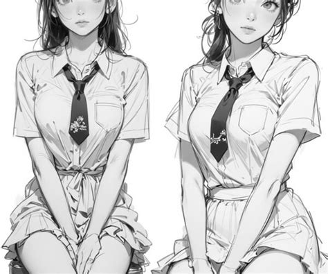 Artstation 391 Various Anime Street Fashion Beauties Sketch Diverse
