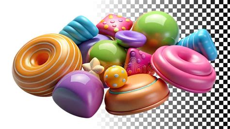 Candy Assortment Colorful Sweets Confectionery Mix Dessert Treats