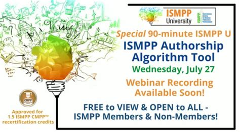 Ismpp International Society For Medical Publication Professionals On