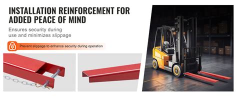 Vevor Pallet Fork Extensions 72 Length 4 5 Width Heavy Duty Carbon