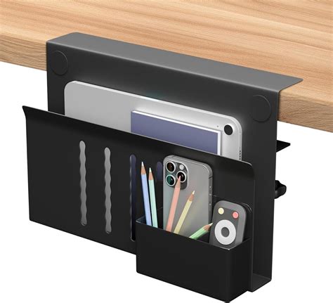 Henitol Rangement Latéral De Bureau Avec Porte Stylos Organisateur De