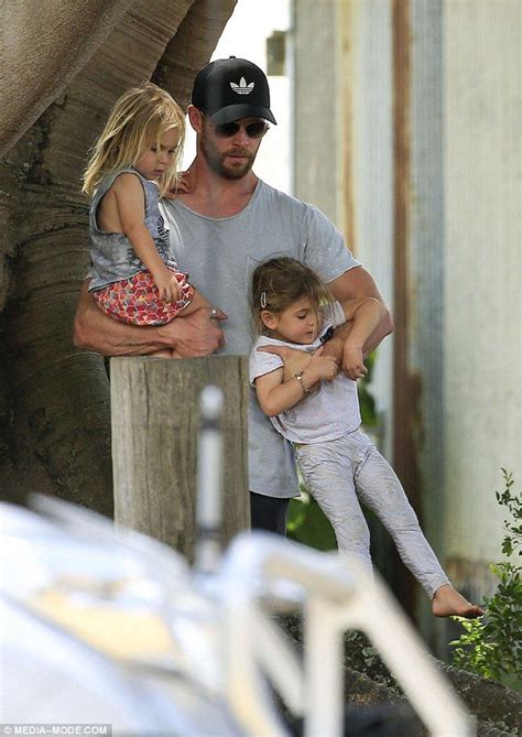 Hands On Father Chris Hemsworth Dotes Over Growing Brood Artofit